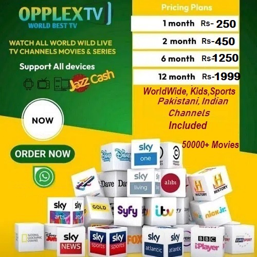 Opplex IPTV login 12 Months - Best Online IPTV Shop